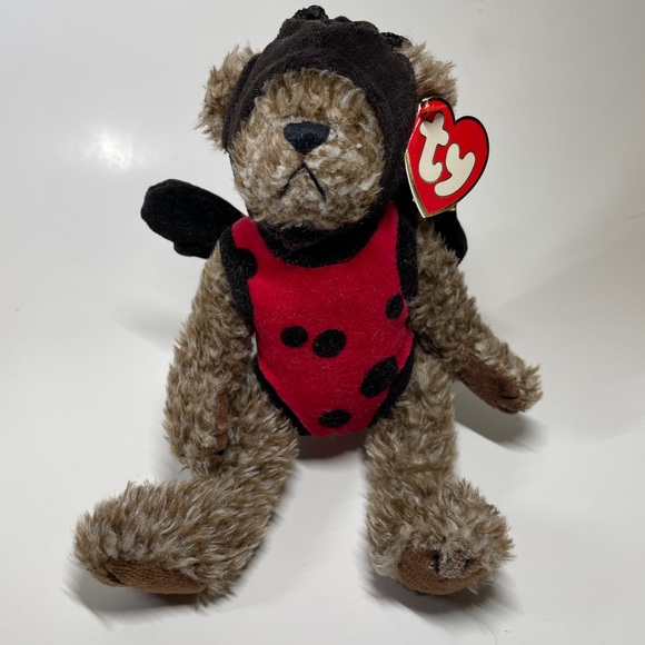 Ty | Toys | Ty The Attic Collection Bugsby Ladybug Bear Jointed | Poshmark